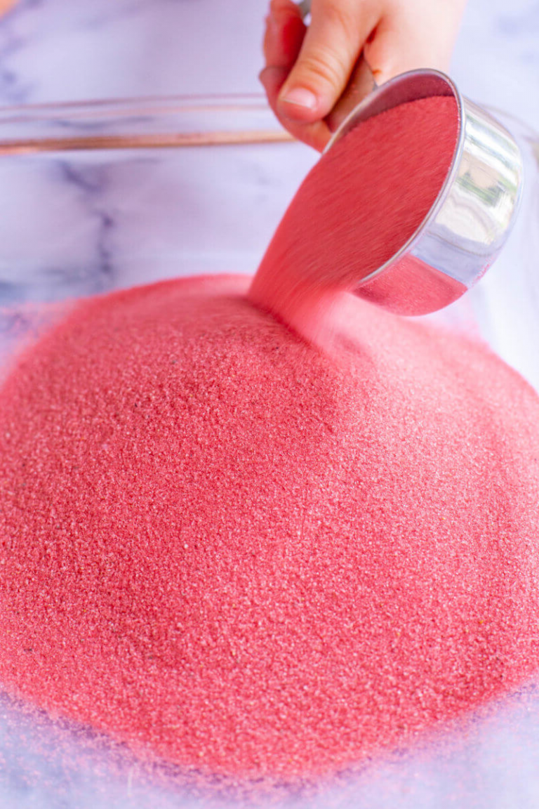 Une recette très facile de DIY sable magique fait maison - DIY ...