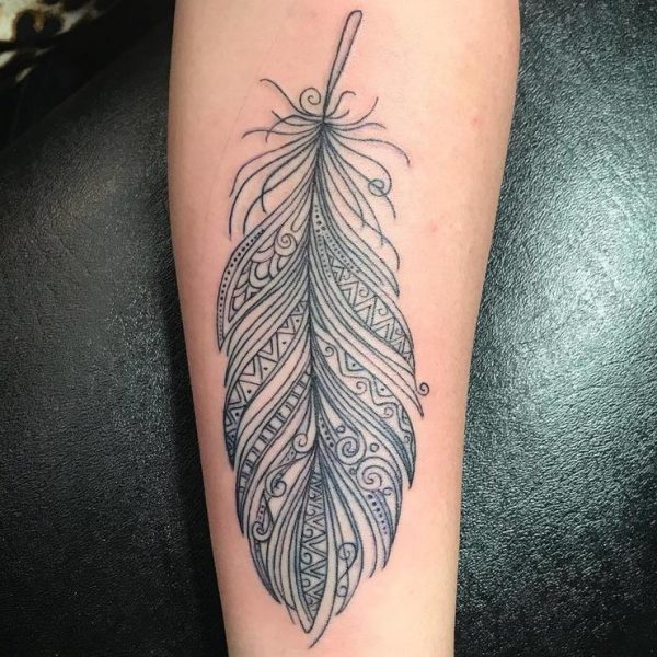 Tatouage Plume Mandalanull