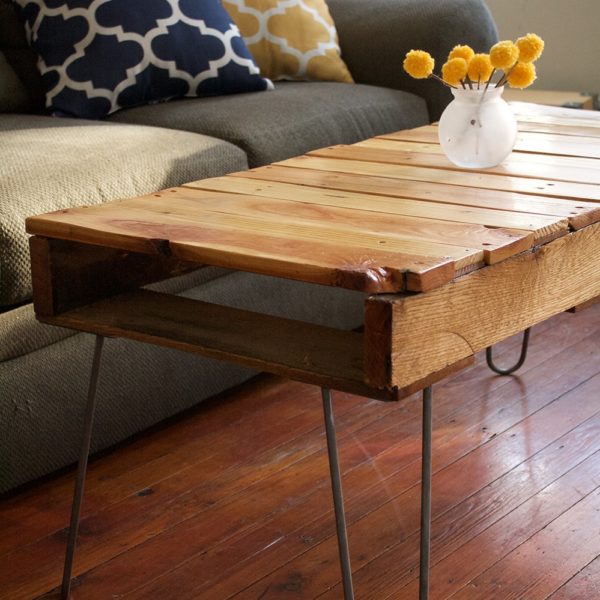 Table basse en palette DIY en 7 étapes simples - DIY, Mobilier - ZENIDEES