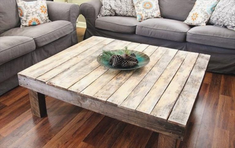 Table basse en palette DIY en 7 étapes simples - DIY, Mobilier - ZENIDEES