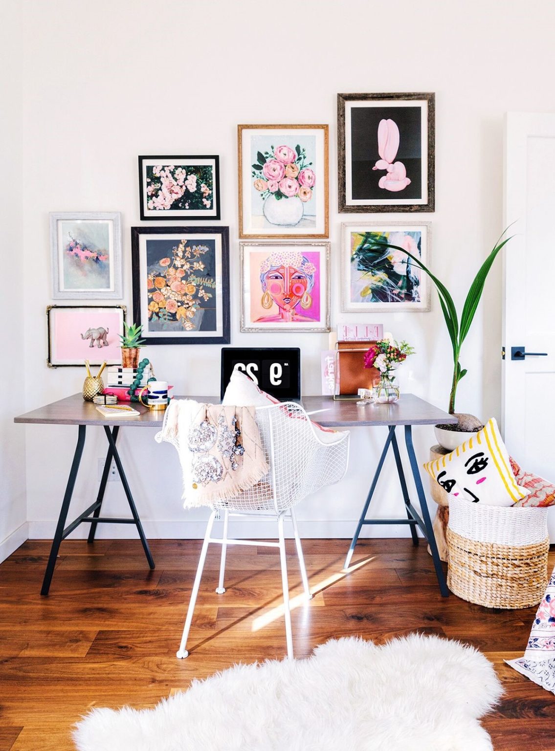 88+ idées de bureau créatives qui conviennent aux petits espaces ...