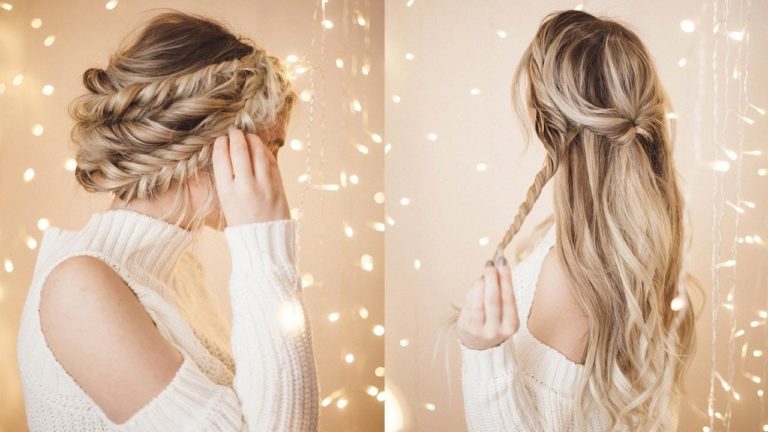 10 coiffures simples pour les cheveux longs que vous pouvez créer en 10 ...