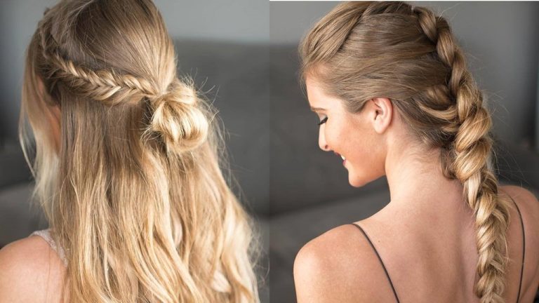 10 coiffures simples pour les cheveux longs que vous pouvez créer en 10 ...