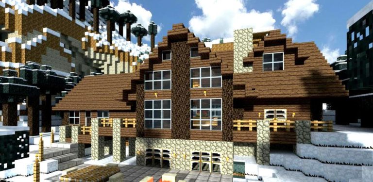 Construction d'une maison moderne à Minecraft - Maison - ZENIDEES