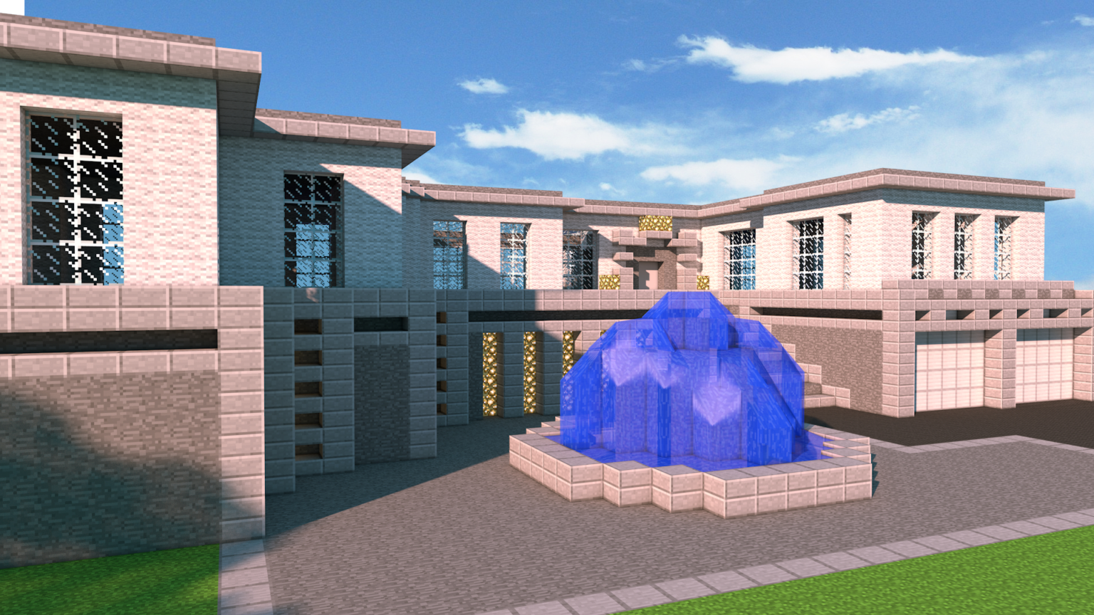 Construction d'une maison moderne à Minecraft - Maison - ZENIDEES