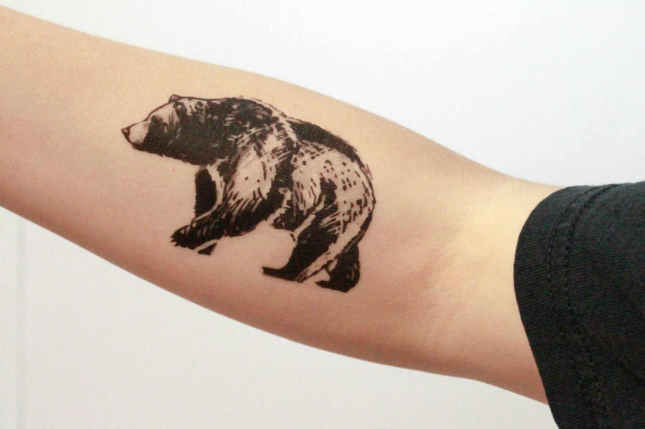 Tatouage Ours Graphiquenull