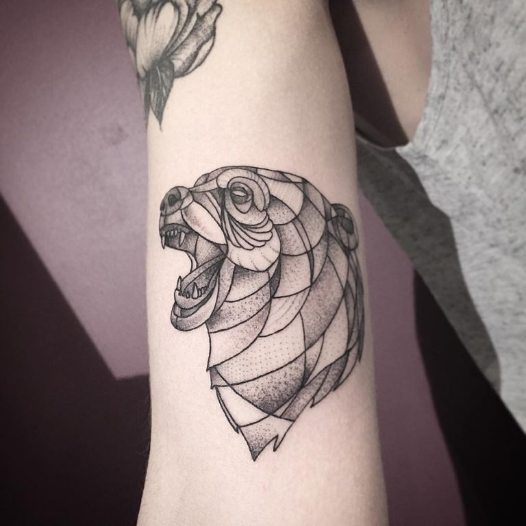 Tatouage Ours Graphiquenull