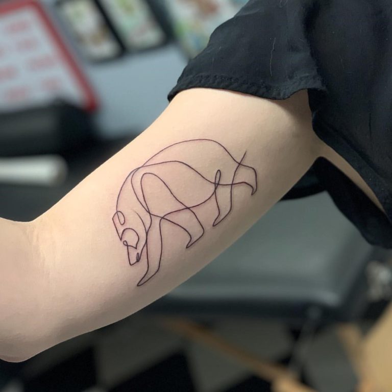 Tatouage Ours Graphiquenull