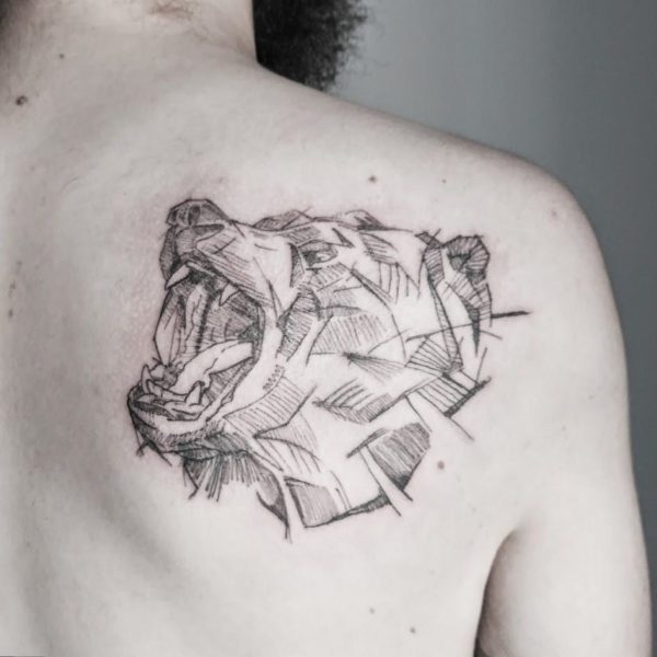 101 idées créatives d'un tatouage ours et leur interprétation - Mode et ...