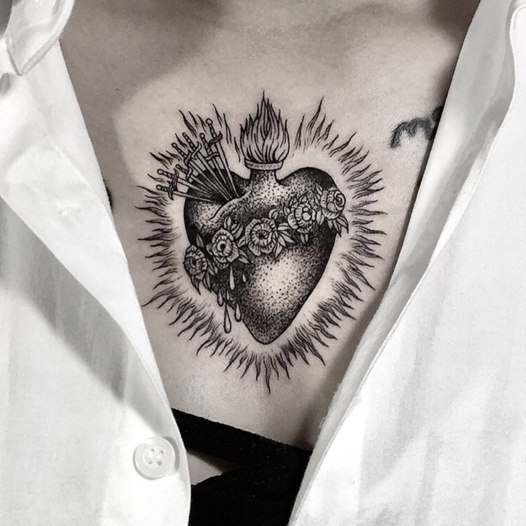 Tatouage Coeur Organe