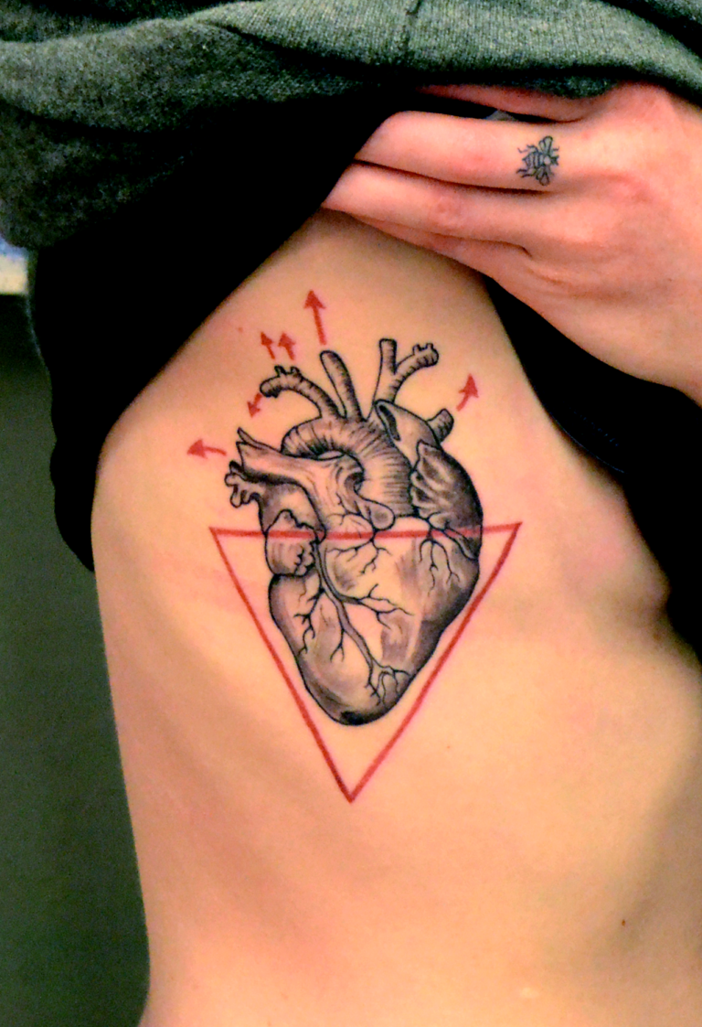 Tatouage Coeur Organe