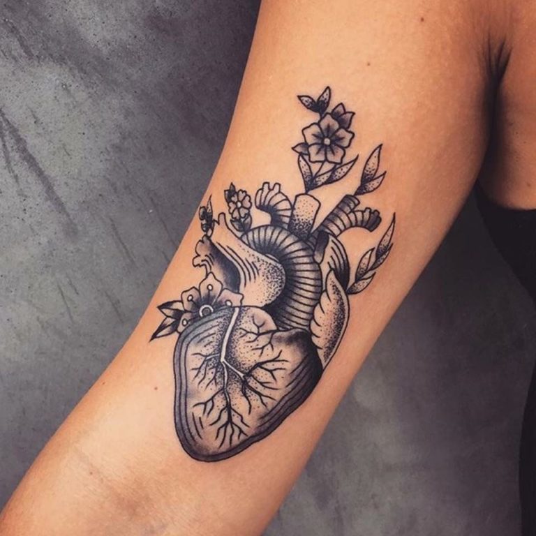 Tatouage Coeur Organe