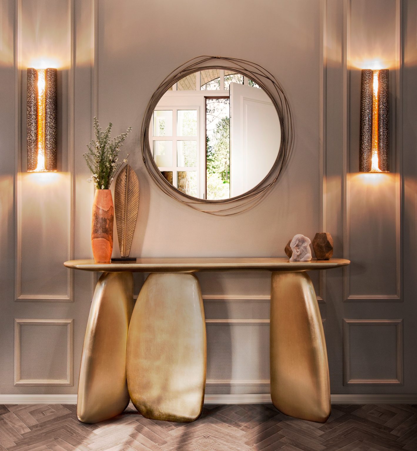 Console d'entrée - 10 idées déco brillantes | Zenidées.com