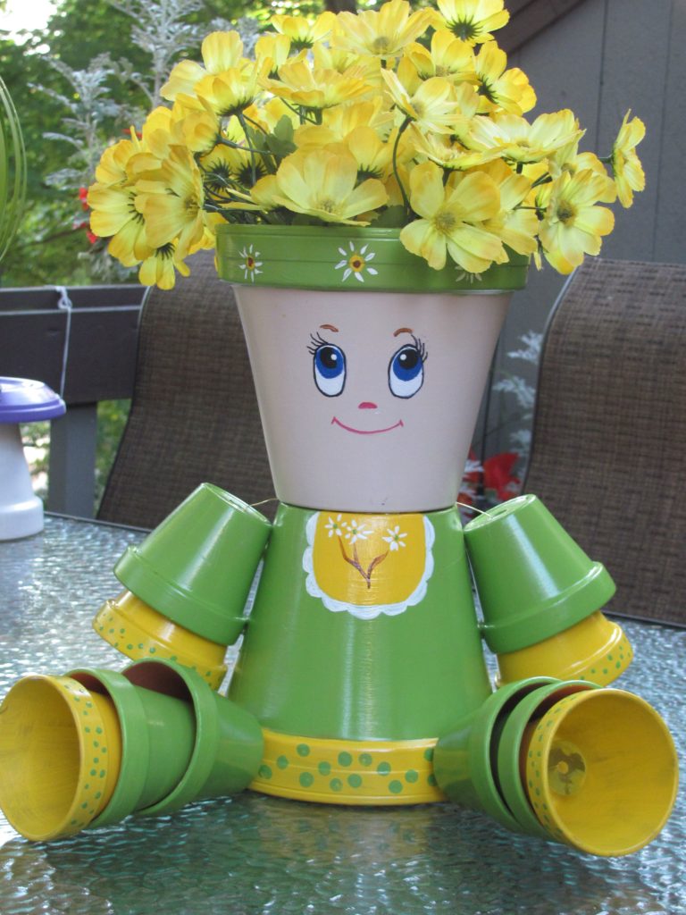 10 idées mignonnes de création avec pot de fleur - DIY, Jardin et ...