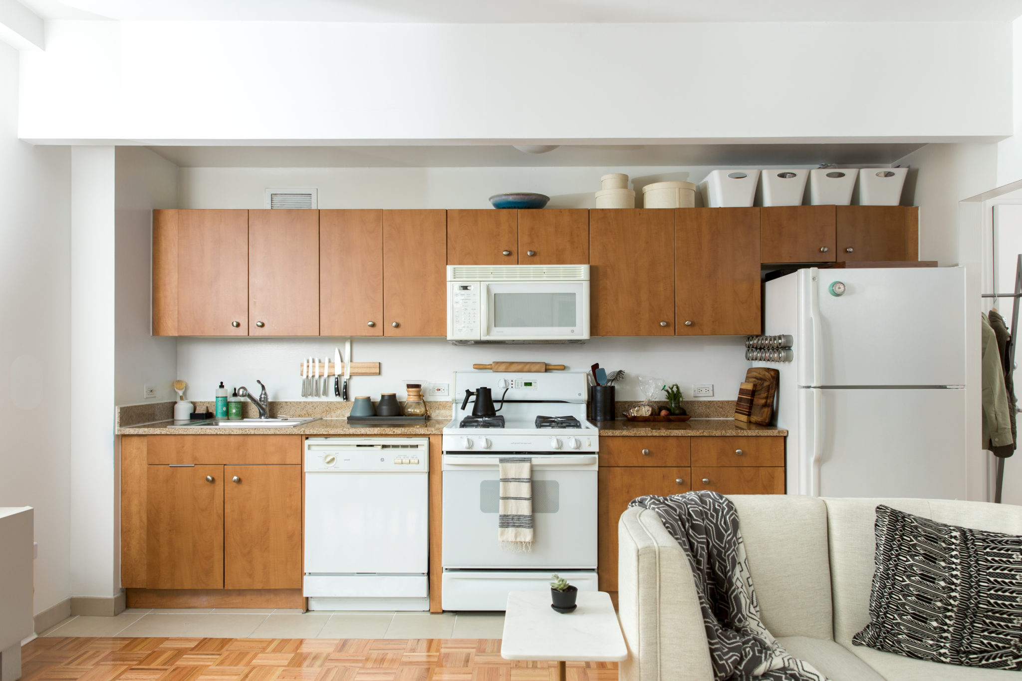 44 idées pratiques pour l'arrangement de cuisine pour studio - Cuisine ...